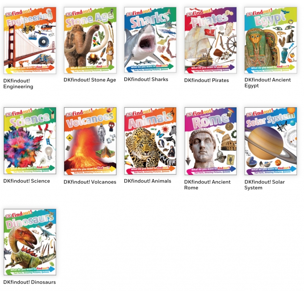 DK findout! 系列 全套共31本 儿童英语读物 高清原版PDF-我的小孩的成长分享