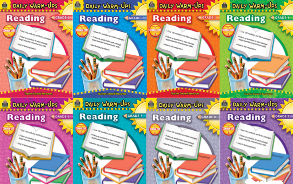 Daily warm ups reading G1-8 有答案 全8册高清PDF-我的小孩的成长分享