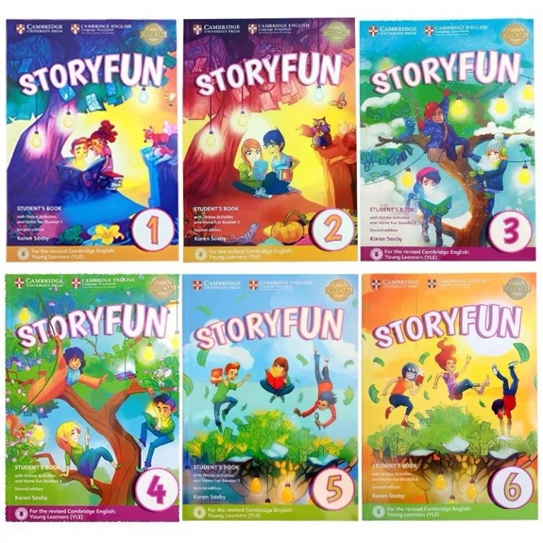 Cambridge Storyfun 1-6级别 YLE 含学生书+音频-我的小孩的成长分享