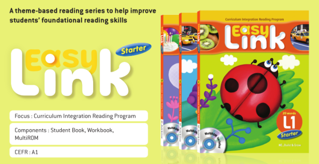 Easy Link Starter 1-3级别 幼儿英语STEAM主题式阅读教材-我的小孩的成长分享