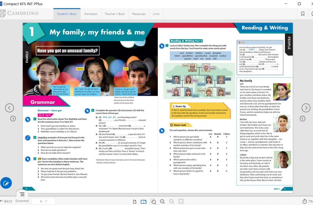 COMPACT Key for Schools KET 第二版白板软件-我的小孩的成长分享