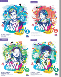 cambridge own it 1-4级别 课本,练习册,教师用书,音频，视频-我的小孩的成长分享