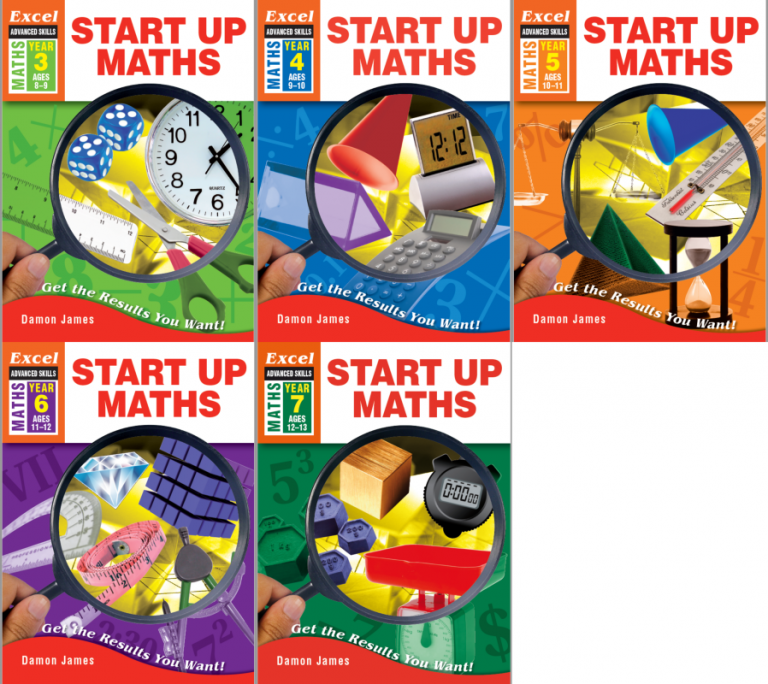 Excel START UP MATHS 3-7 共5册 澳州数学-我的小孩的成长分享