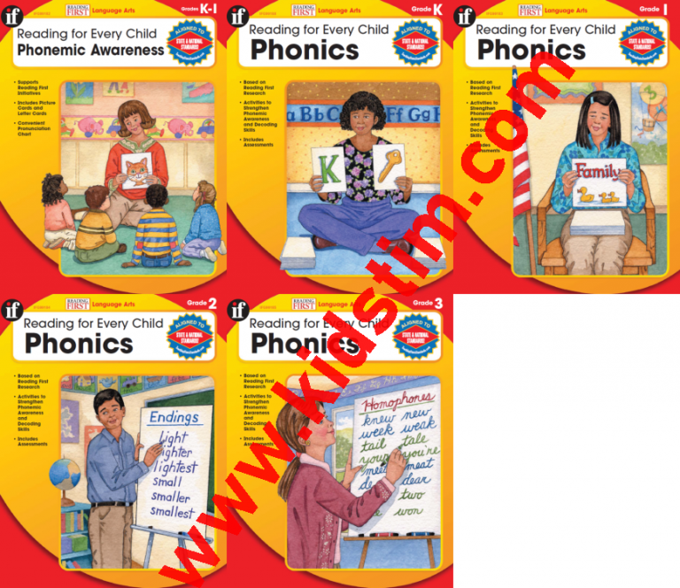 Reading for Every Child Phonics K-3 共4册 高清PDF-我的小孩的成长分享