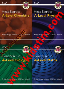 CGP Head start to A-Level 高中四个学科练习册 共4册 高清PDF-我的小孩的成长分享