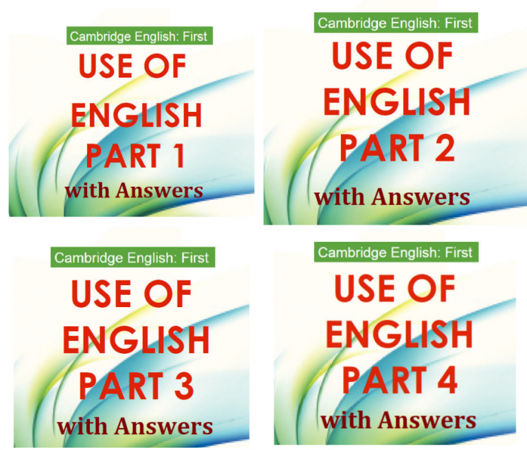 FCE USE OF ENGLISH PART1-4 共4册 FCE 4套真题-我的小孩的成长分享