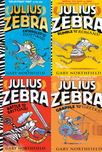Julius Zebra Series Gary Northfield 1-4册-我的小孩的成长分享