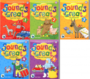 Sounds Great 1-5级别 自然拼读教材-我的小孩的成长分享