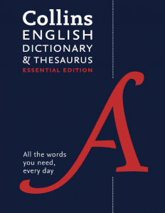 Collins English Dictionary and Thesaurus Paperback Edition: All-in-One ...