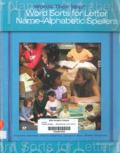 words their way word sorts for letter name alphabetic spellers-我的小孩的成长分享