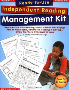 Ready to Use Independent Reading Management Kit Grade 4-6-我的小孩的成长分享