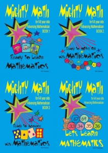 mighty math for 6-8year olds book1-3 +advancding mathematcian-我的小孩的成长分享