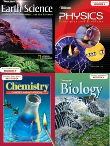 glencoe Biology /physics/earth science/chemistry 科学探索者共4本-我的小孩的成长分享