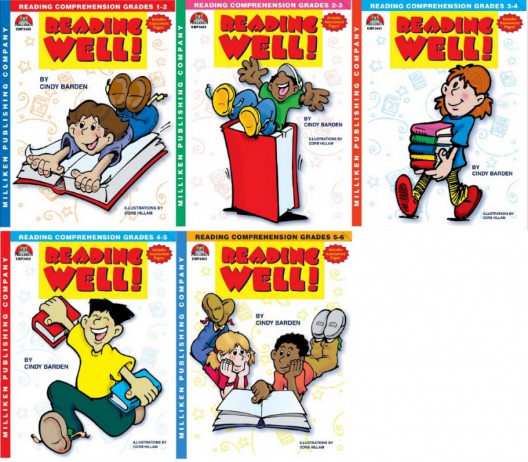 reading comprehension reading well G1-G6 共5册 PDF下载-我的小孩的成长分享