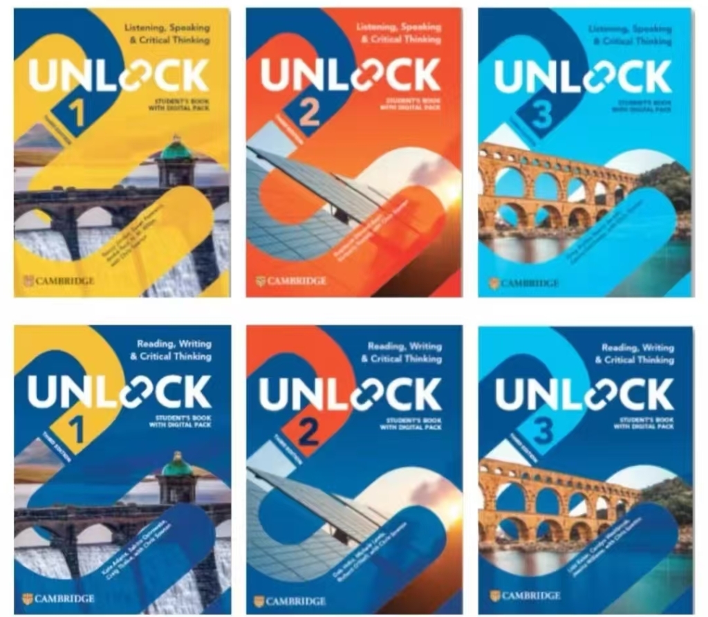 UNLOCK 第三版 2025新版教材 1-5级别（听说+读写）共10级别-我的小孩的成长分享