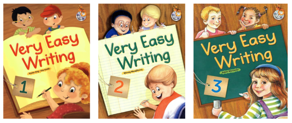 Very Easy Writing 1-3级别 写作教材 学生书，音频，教师书，答案，测试卷-我的小孩的成长分享