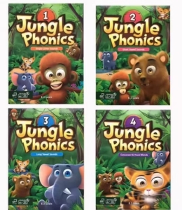 Jungle phonics 1-4级别 自然拼读教材-我的小孩的成长分享